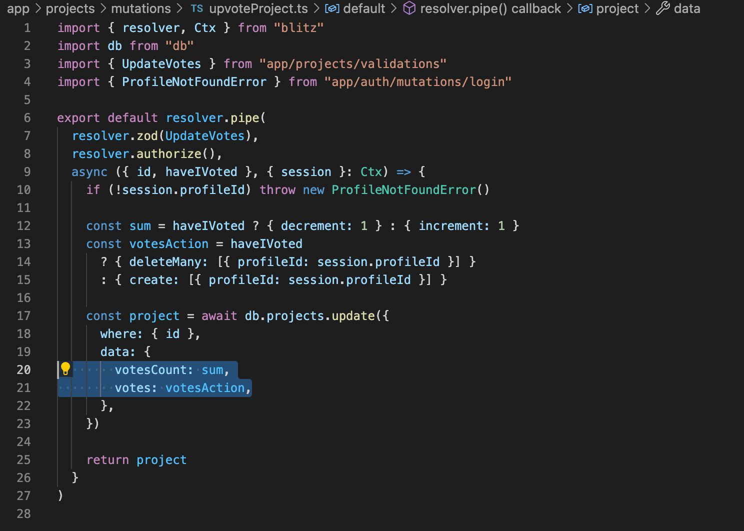 Change votes count from incremental field to relational count · Issue ...