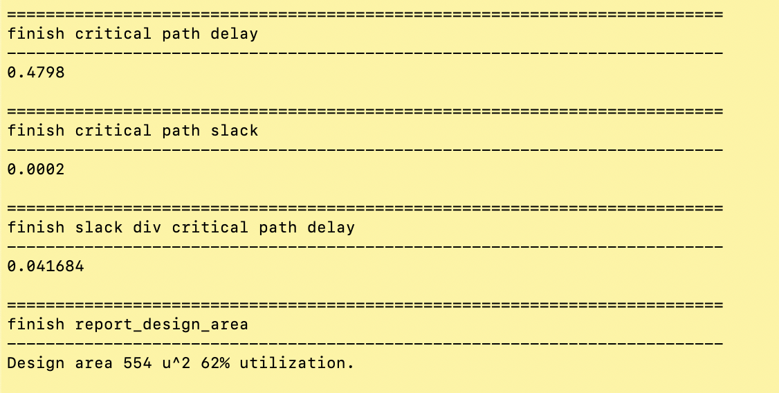 Current Version Of Openroad 6finallog Does Not Have Power Numbers · Issue 1201 · The Openroad 