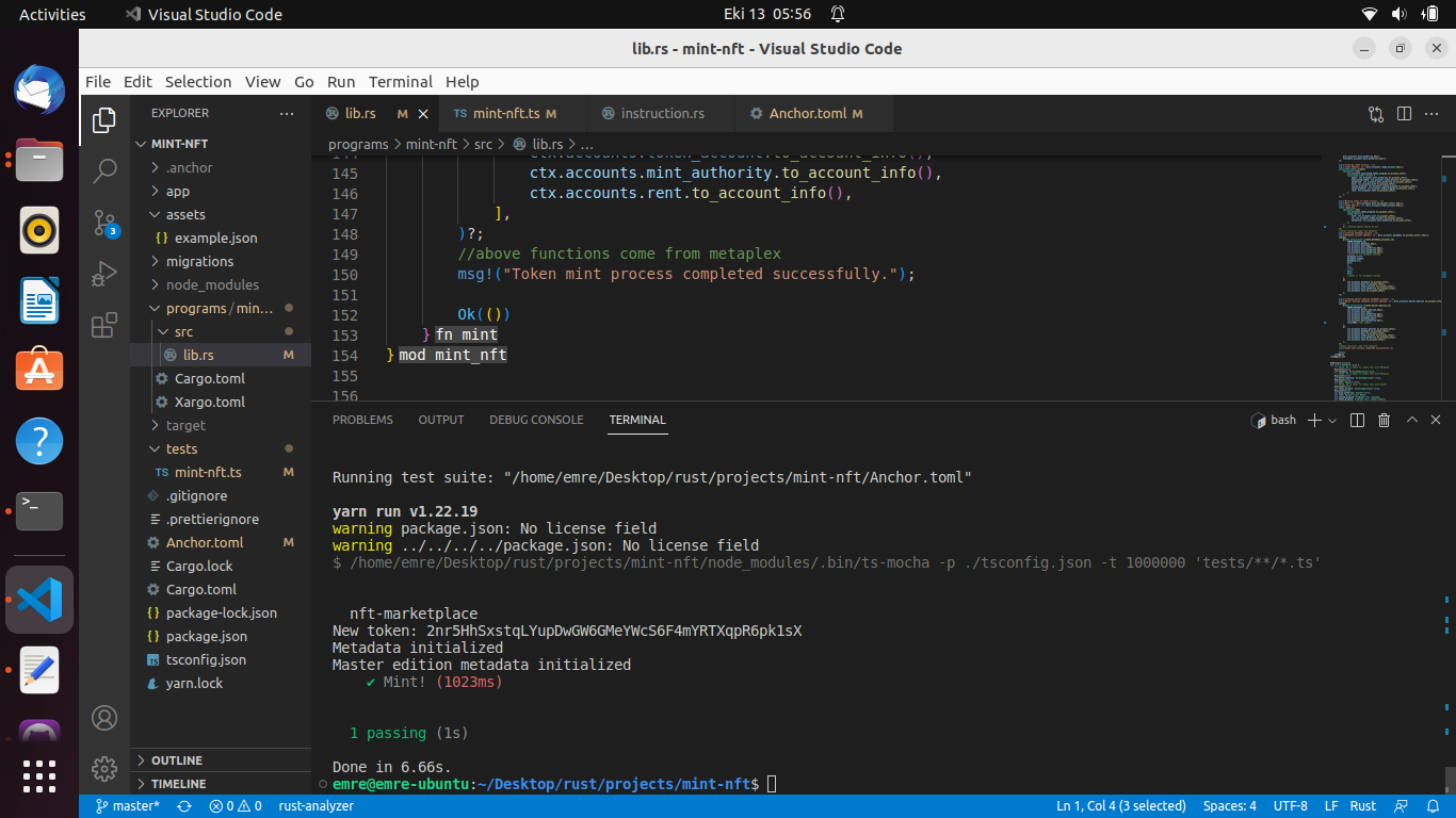 GitHub - emredurgunlu/Anchor-Metaplex-NFT: Solana Web3 Blockchain GitHub - emredurgunlu/Anchor-Metaplex-NFT: Solana Web3 Blockchain