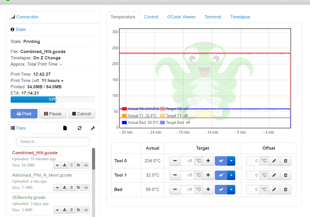 OctoPrint unaware file is done for large gcode files · Issue #2399 · OctoPrint/OctoPrint · GitHub