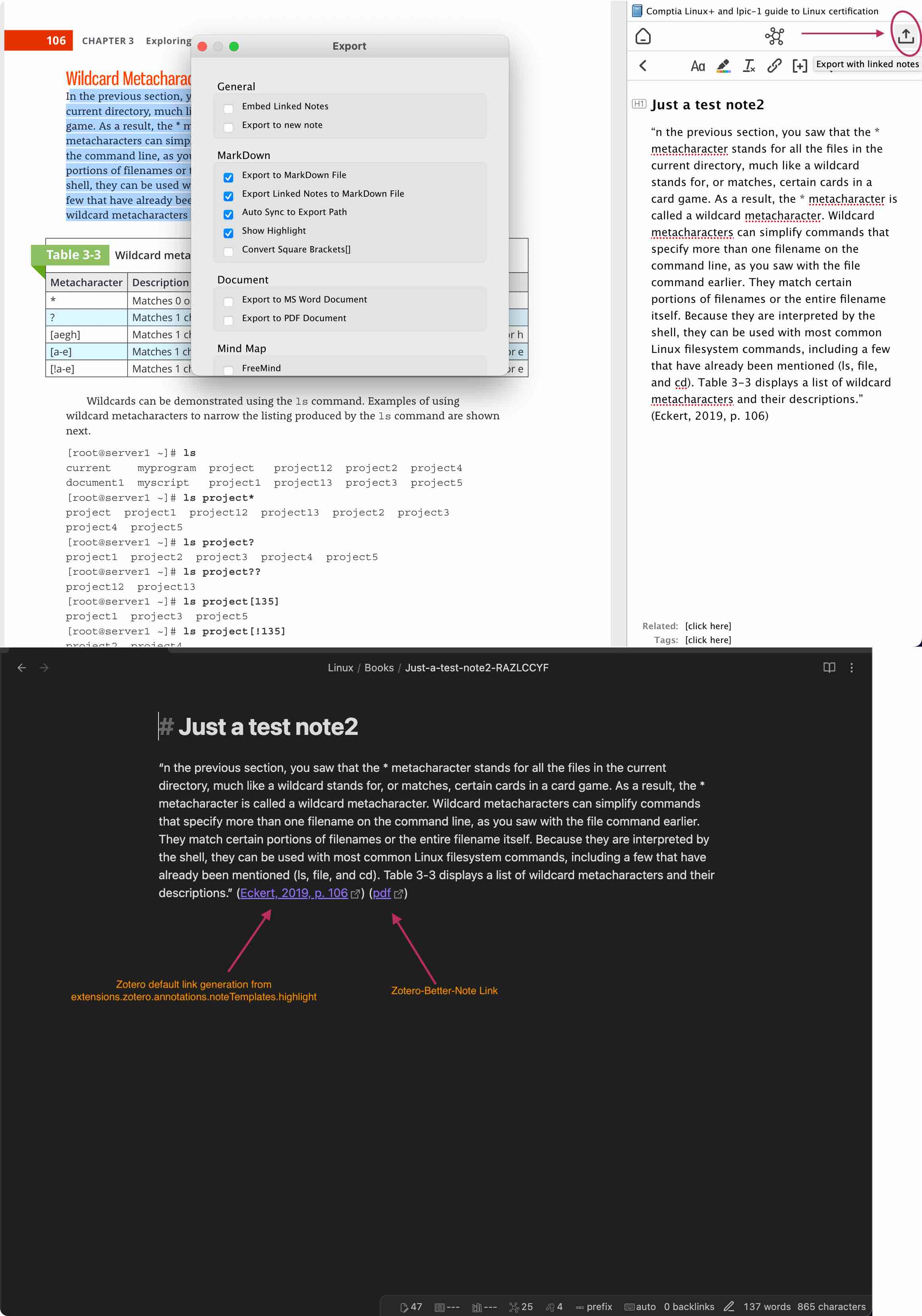 [Bug] Bad link format name in Obsidian when exporting from zotero's default pdf viewer · Issue ...
