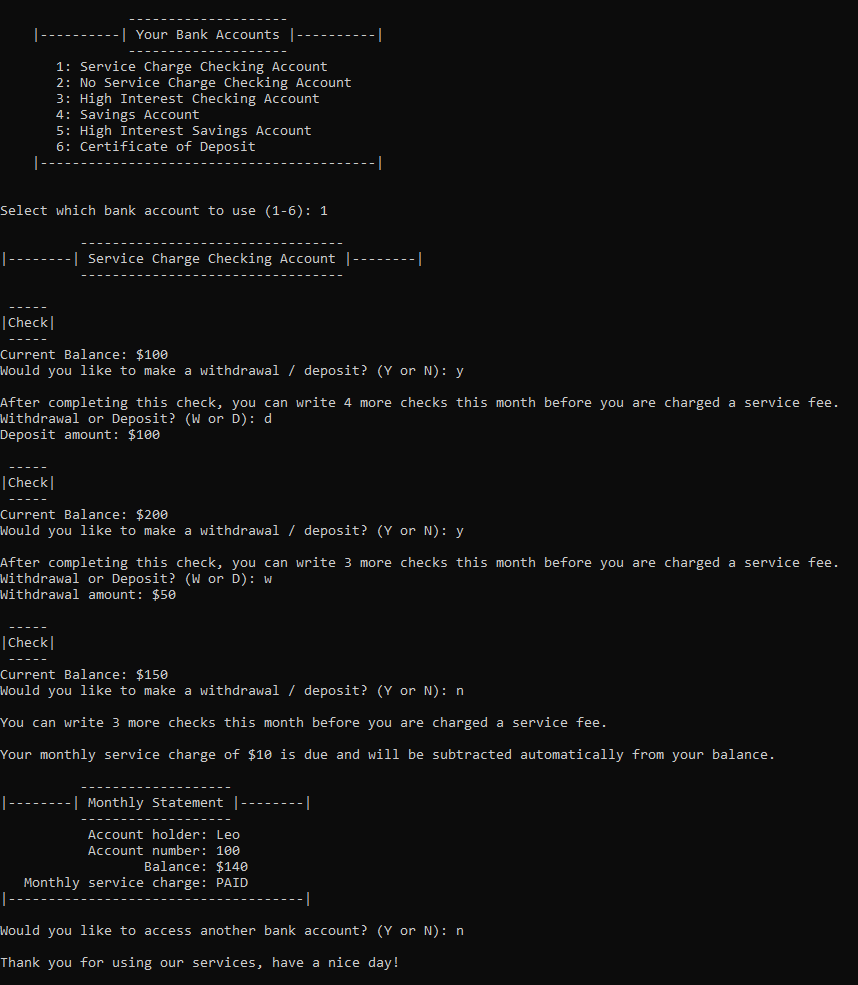 GitHub - Leolife/Multiple-Types-of-Bank-Accounts: A c++ project that ...