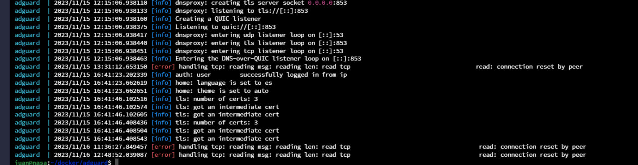 AdGuardHome 0.107.41 [error] handling tcp: reading msg: reading len: read tcp · Issue #6429 ...