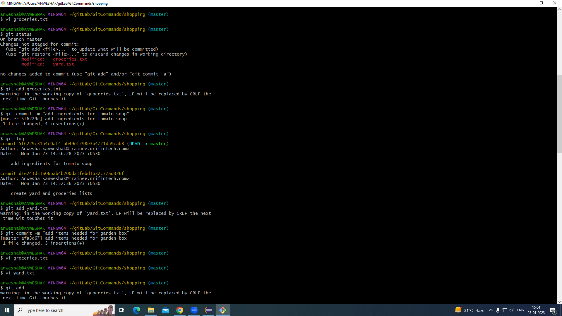 GitHub - Esha-24/Git-Commands-Project