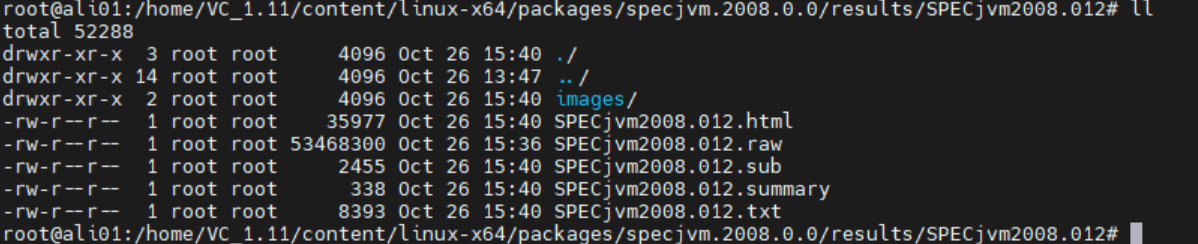 [VC_1.11.0] Failed to parse SPECjvm metrics from results because index ...