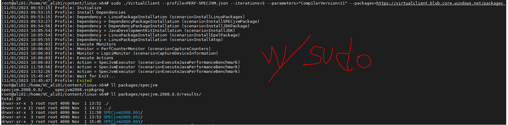 [VC_1.11.0] Failed to parse SPECjvm metrics from results because index was outside the bounds of ...