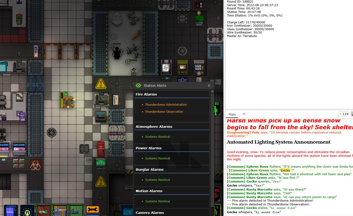 Borg Alert Panel shows only Thunderdome alerts sometimes · Issue #69314 · tgstation/tgstation ...