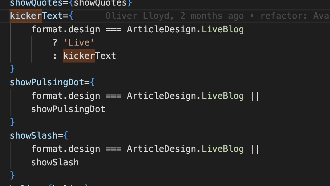 Fronts - Sublinks that are Liveblogs don't automatically get the 'live' kicker · Issue #6365 ...
