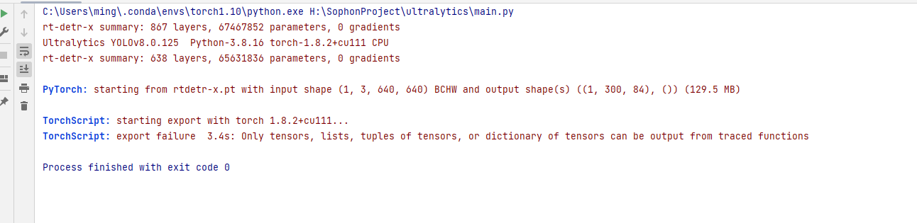 Rtdetr Export Torchscript Error · Issue 3535 · Ultralytics Ultralytics · Github