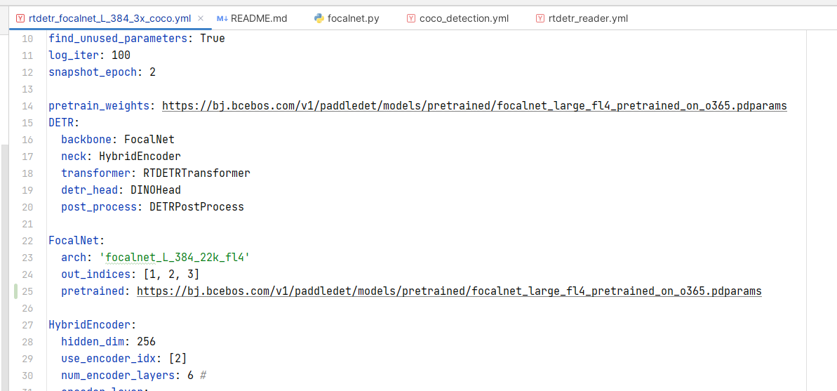 使用rtdetr_focalnet_L_384_3x_coco 訓練会报错误 · Issue #8605 · PaddlePaddle/PaddleDetection · GitHub