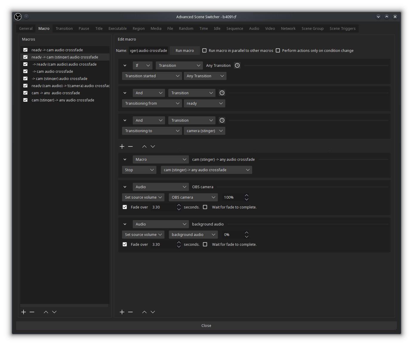 Audio "Fade over ... seconds" not possible to interrupt with Macro Stop · Issue #417 ...