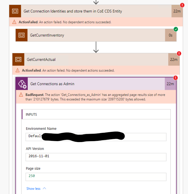 [CoE Starter Kit - BUG] Admin | Sync Template v3 (Connection Identities) failing on some flow ...