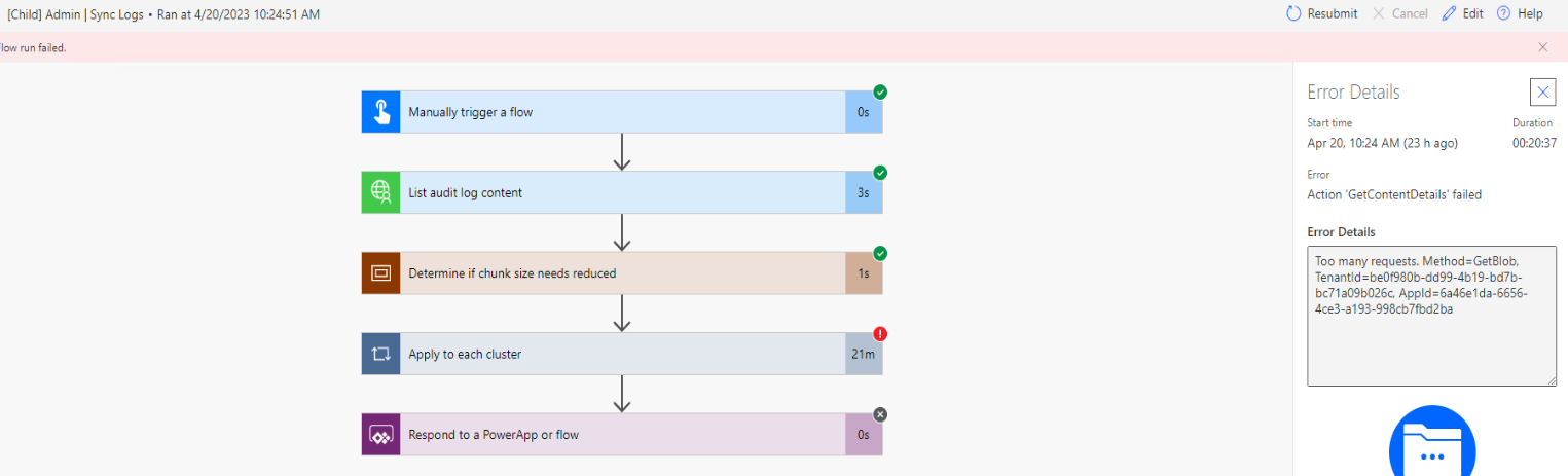 [CoE Starter Kit - QUESTION] Child Admin| Sync Logs failing · Issue #5356 · microsoft/coe ...