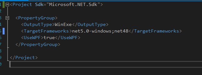 Multitargeting Wpf Requires Microsoftnetsdkwindowsdesktop · Issue