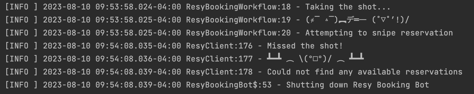 Bot delayed, can't find tables · Issue #145 · Alkaar/resy-booking-bot · GitHub