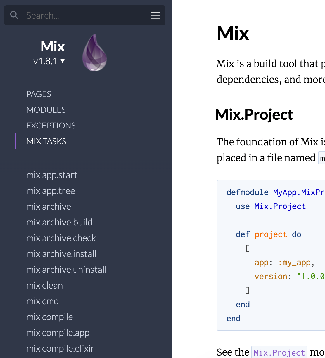 Autocomplete mix tasks · Issue #994 · elixir-lang/ex_doc · GitHub