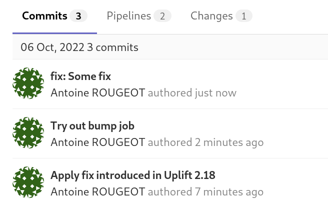 [Bug]: Patch not bumped · Issue #267 · gembaadvantage/uplift · GitHub