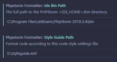 "phpstormFormatter.styleGuidePath" is not working · Issue #8 · animus-coop/vscode-phpstorm ...