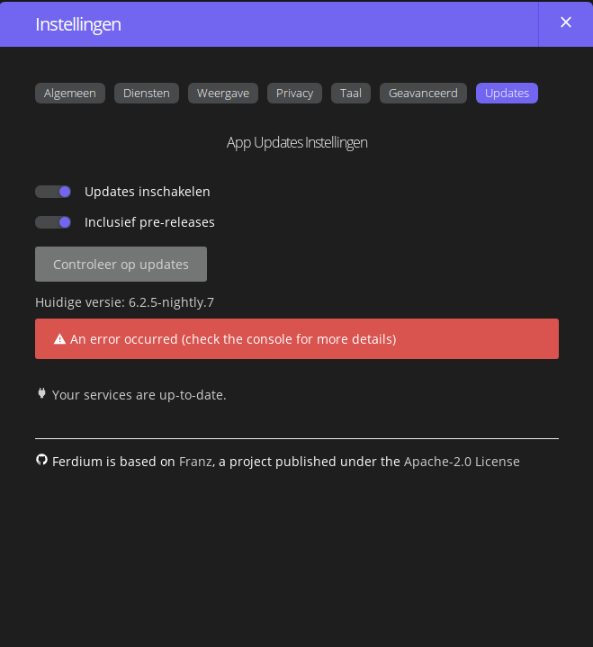 Absence of yml files in download folder breaks the updater. · Issue ...