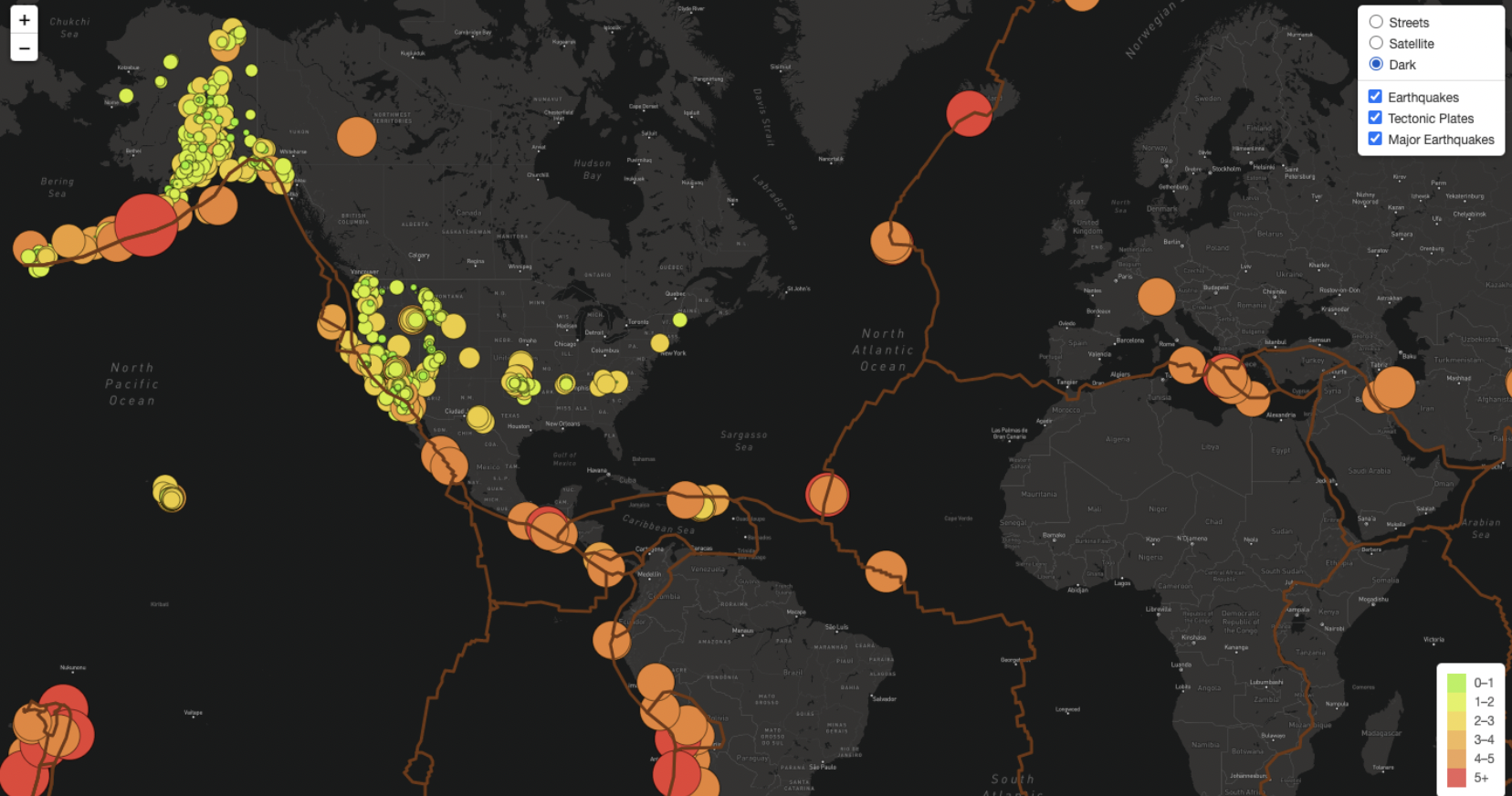 GitHub - rclascano14/Mapping_Earthquakes: Using JavaScript's Leaflet library along with the ...