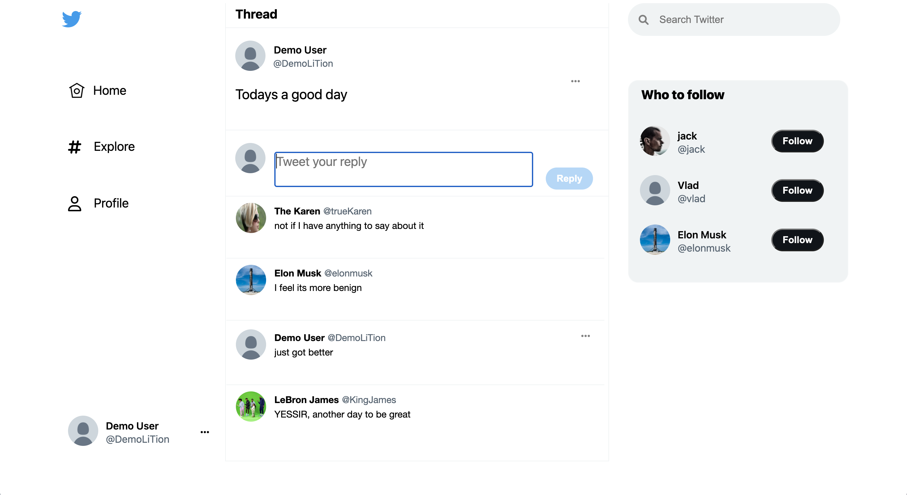 GitHub - Shin-Jae/tweeter-app: A fullstack clone of Twitter.