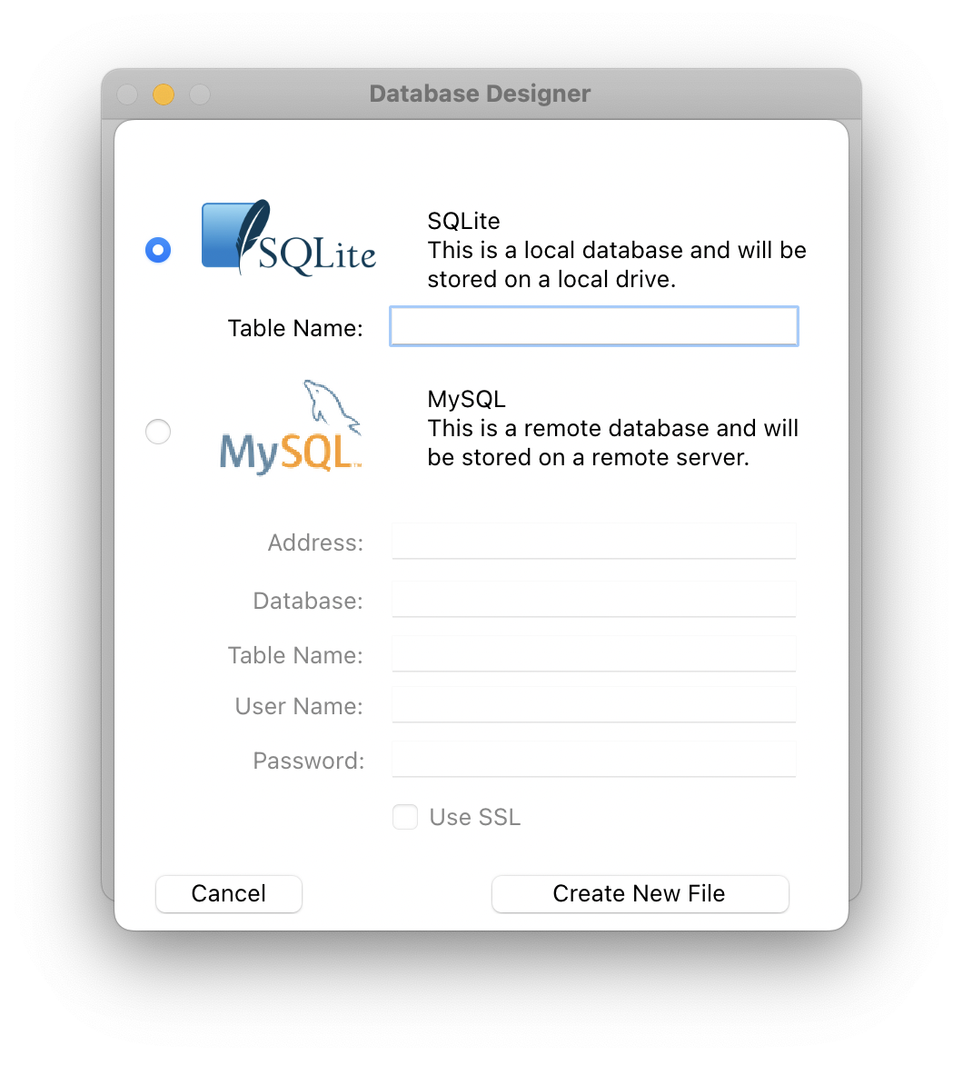GitHub - emily-elizabeth/Database-Designer: Visual database designer for SQLite and MySQL