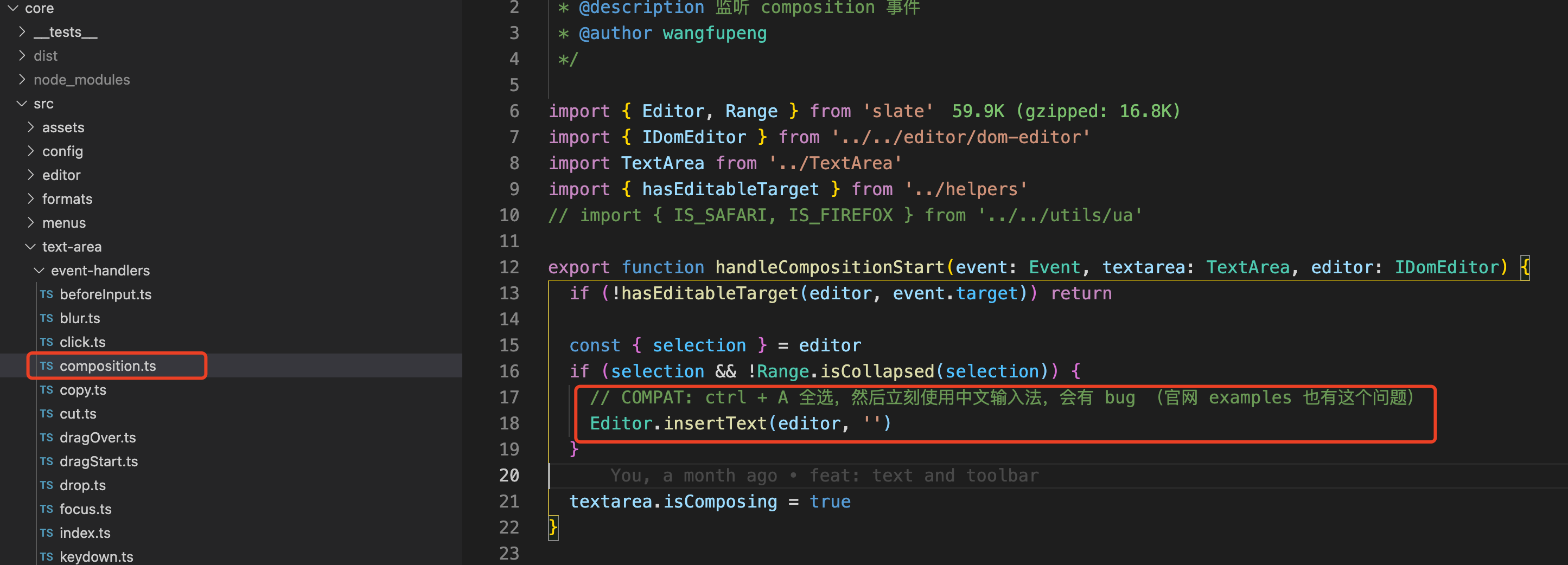 火狐 Safari - ctrl+a 全选 - 输入拼音，出现异常 · Issue #17 · wangeditor-team/wangEditor-v5 · GitHub