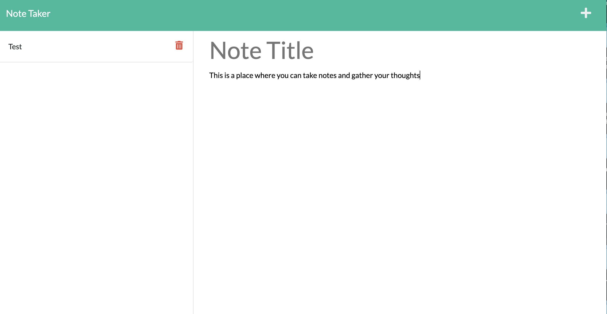 GitHub - sandycchen/Note-Taker