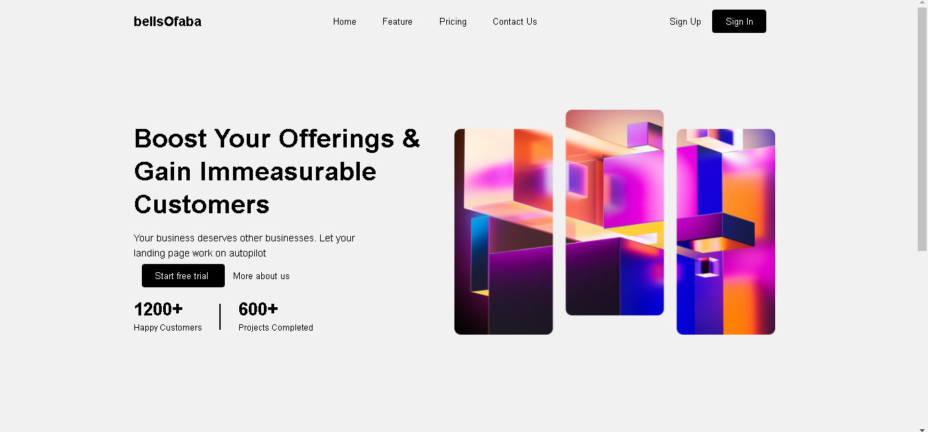 GitHub - bellsofaba/LandingPage