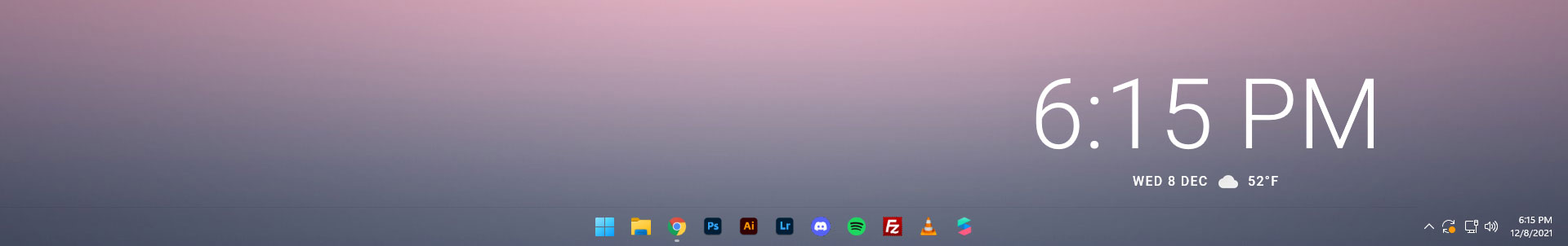 Taskbar When Transparent shows a thin grey line on top. · Issue #864 ...
