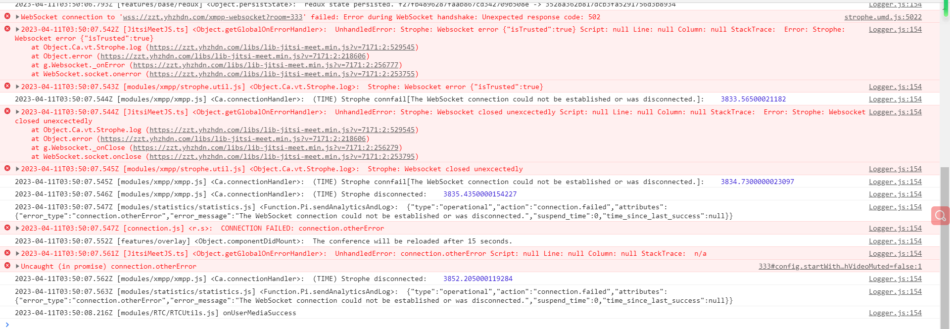 You Have Been Disconnected Please Check Your Network · Issue 1530 