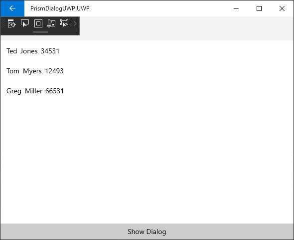Issue With Showing A Dialog On A Page That Uses Collectionview In Uwp Prismforms · Issue