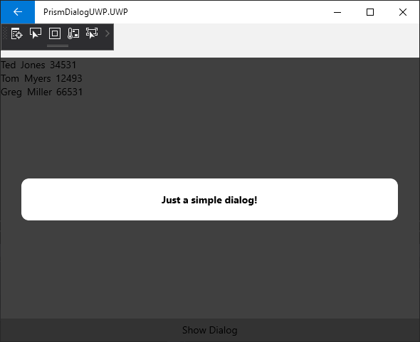 Issue with showing a dialog on a page that uses CollectionView in UWP (Prism.Forms). · Issue ...