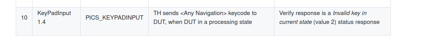 [TC-MC-3.1]KeyPad Input Cluster-In Chip-Tool not able to send a navigation keycode from TH to ...