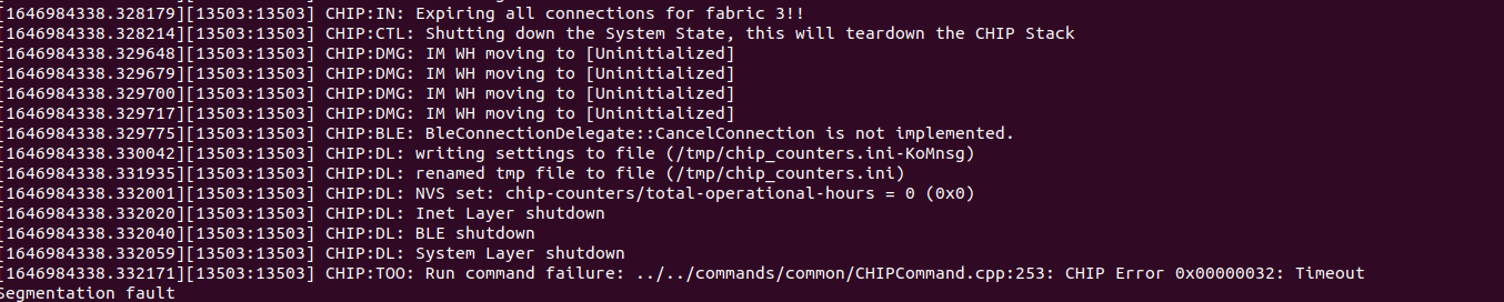 [TC-IDM-6.4]-While verifying the Events Subscribe Interaction, Chip-Tool aborted with a ...