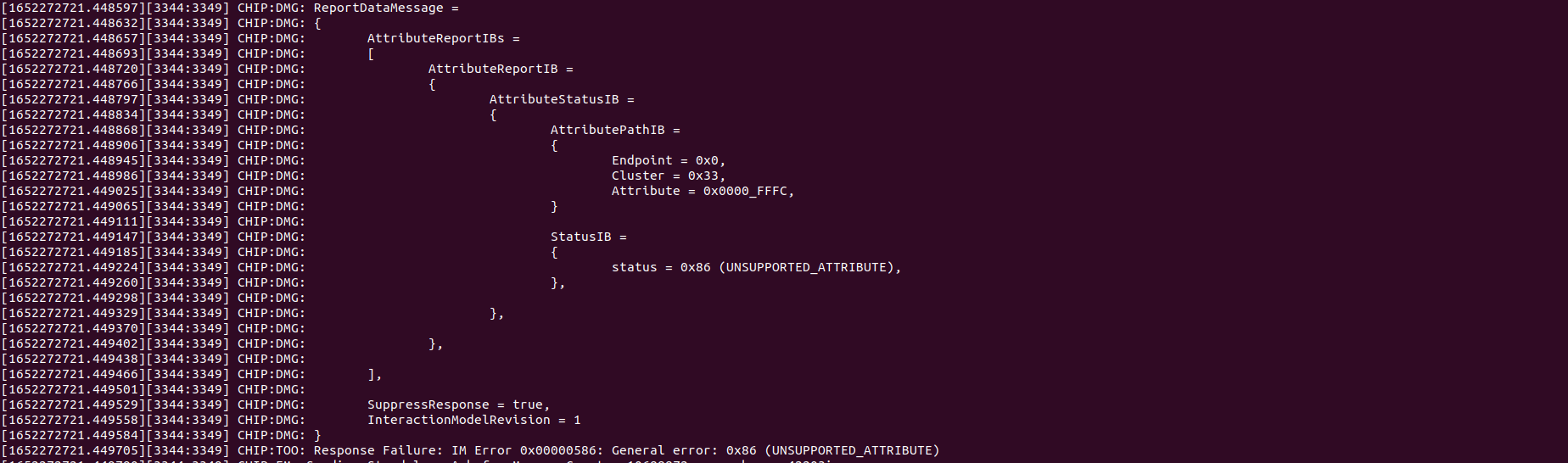 [TC-DGGEN-1.1] General Diagnostics--FeatureMap returns status code as 0x86 Error(unsupported ...