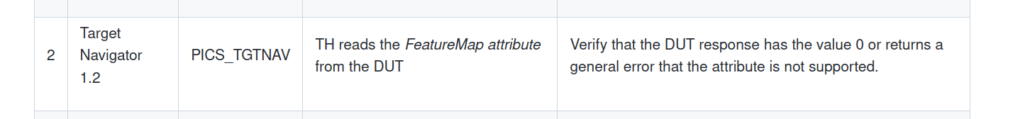 [TC-MC-1.9]Target Navigator Cluster-- feature-map value mismatch. · Issue #18934 · project-chip ...