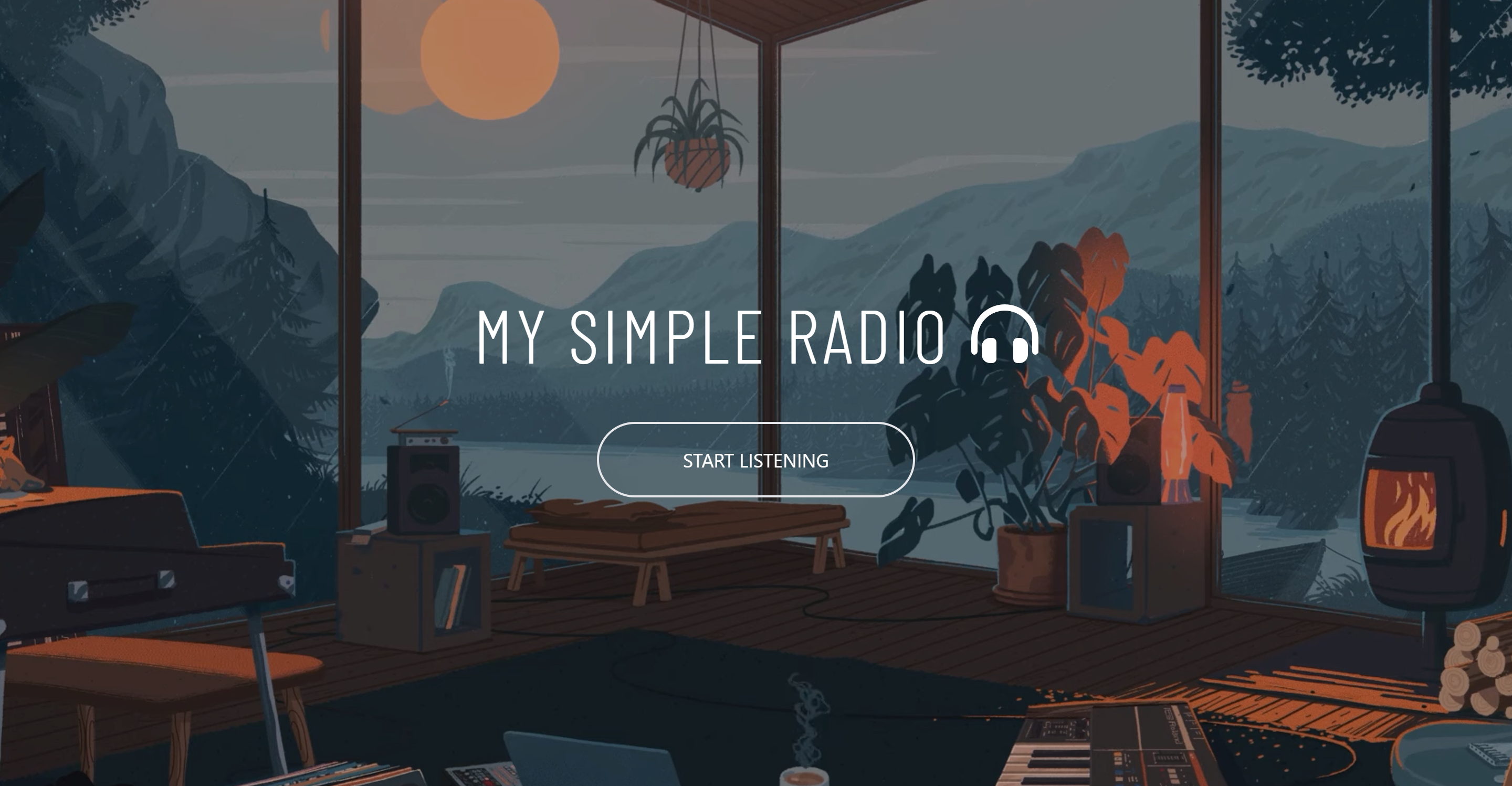 GitHub - holimm/MySimpleRadio: A simple music website that streams from ...