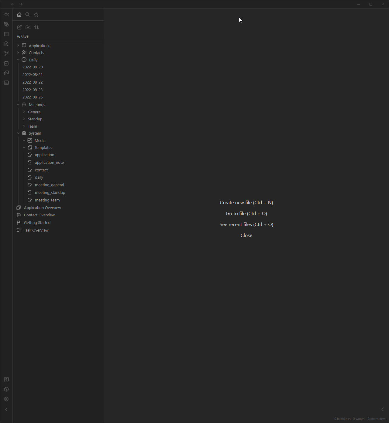 Proposal to change meeting folder structure · Issue #5 · cuken/obsidian-weave · GitHub