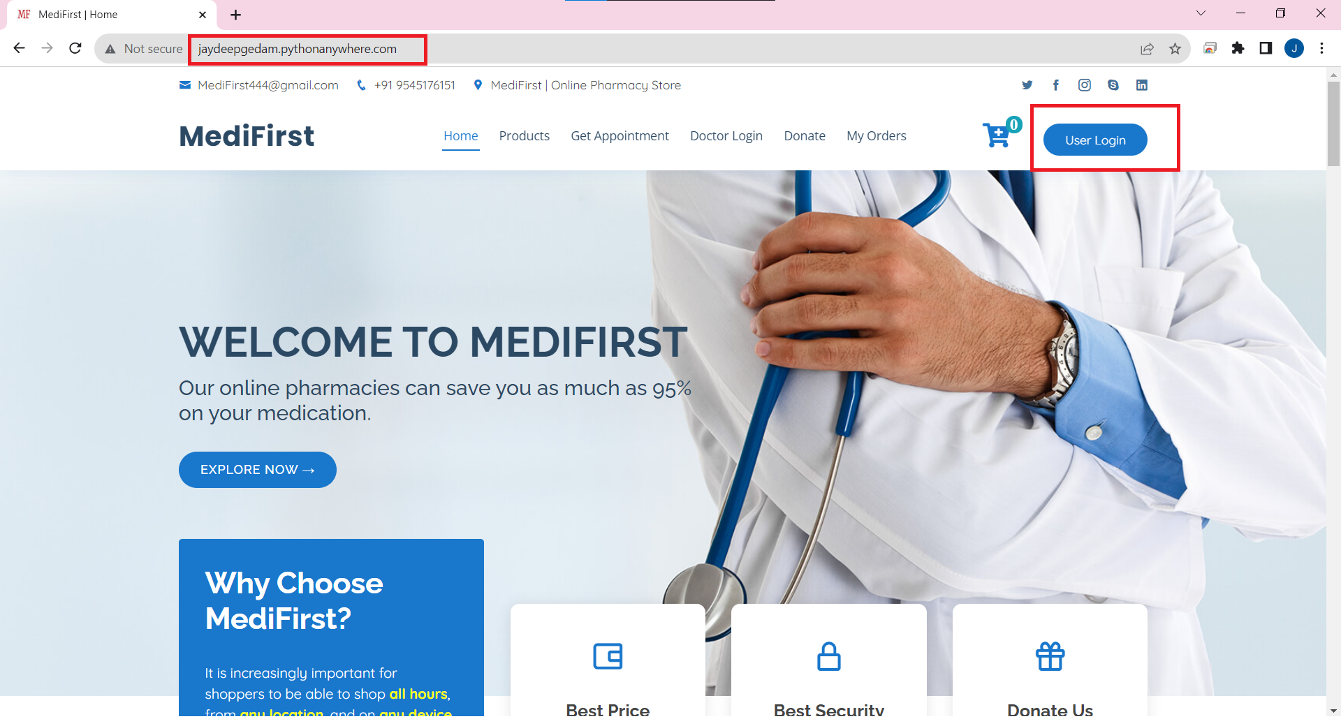 Bug Redirecting On The Home Page Instead Of User Dashboard · Issue 2 · Jaydeepgedam