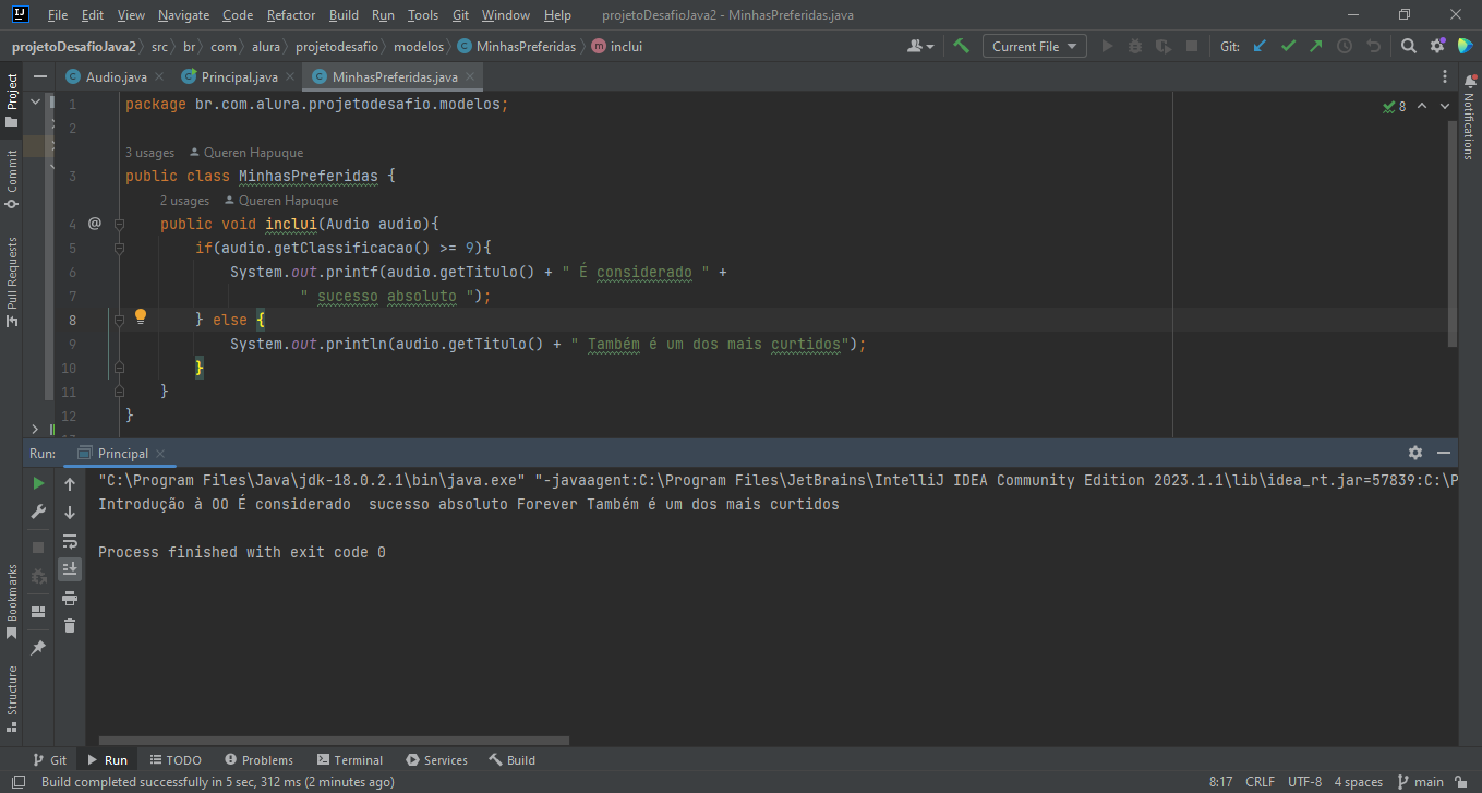 GitHub - QuerenFernandes/projetoDesafioJava2: Desafio proposto no curso ...