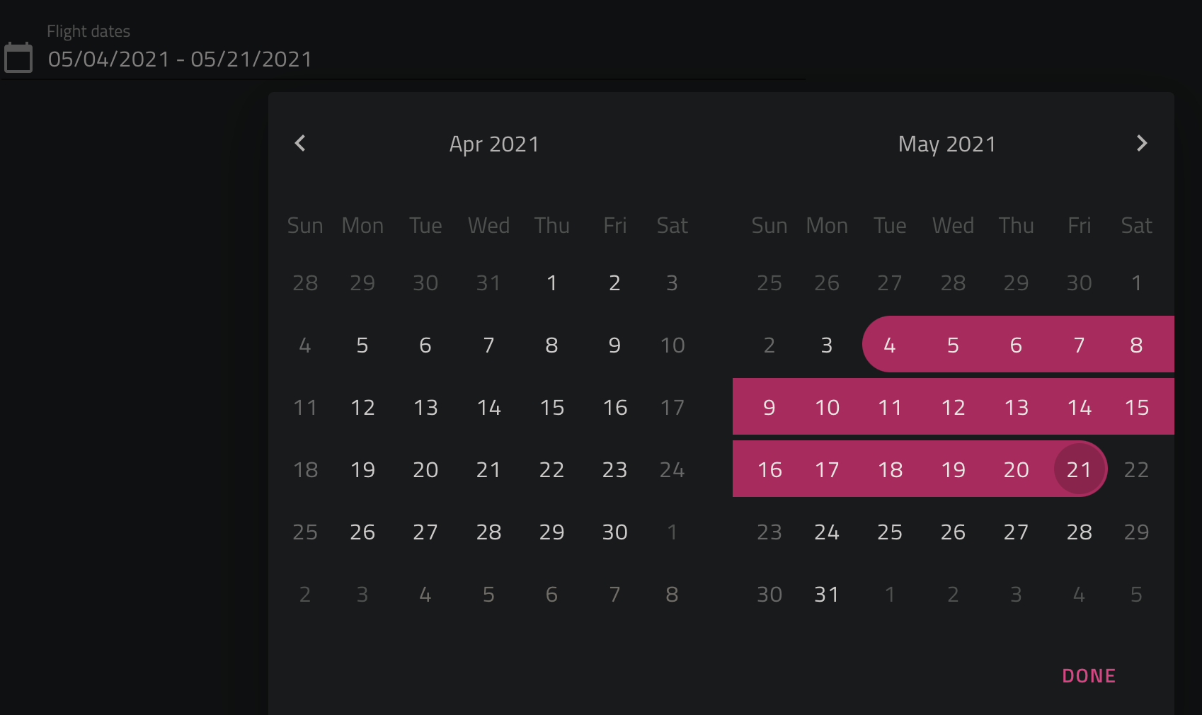 feat(date-range-picker): Double calendar view · Issue #22318 · angular ...
