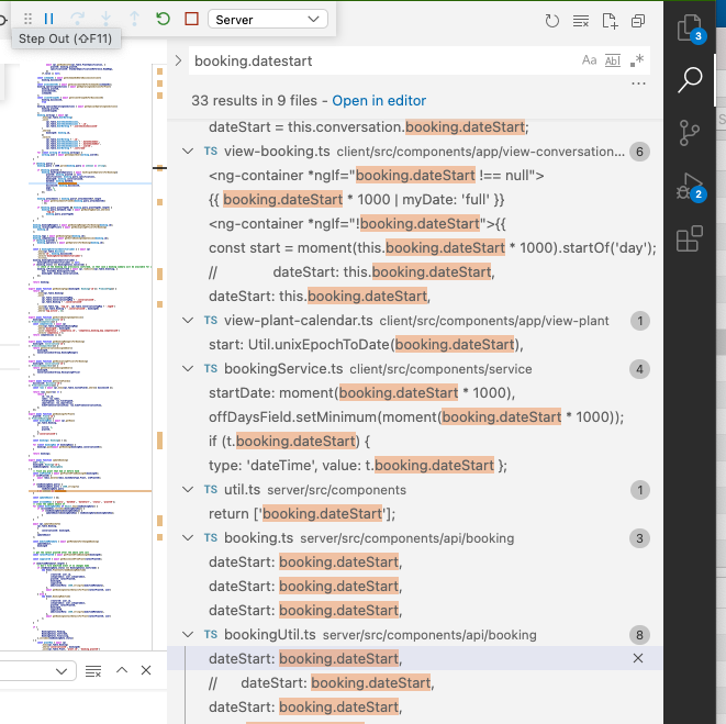 Better formatting in sidebar search · Issue #135275 · microsoft/vscode ...