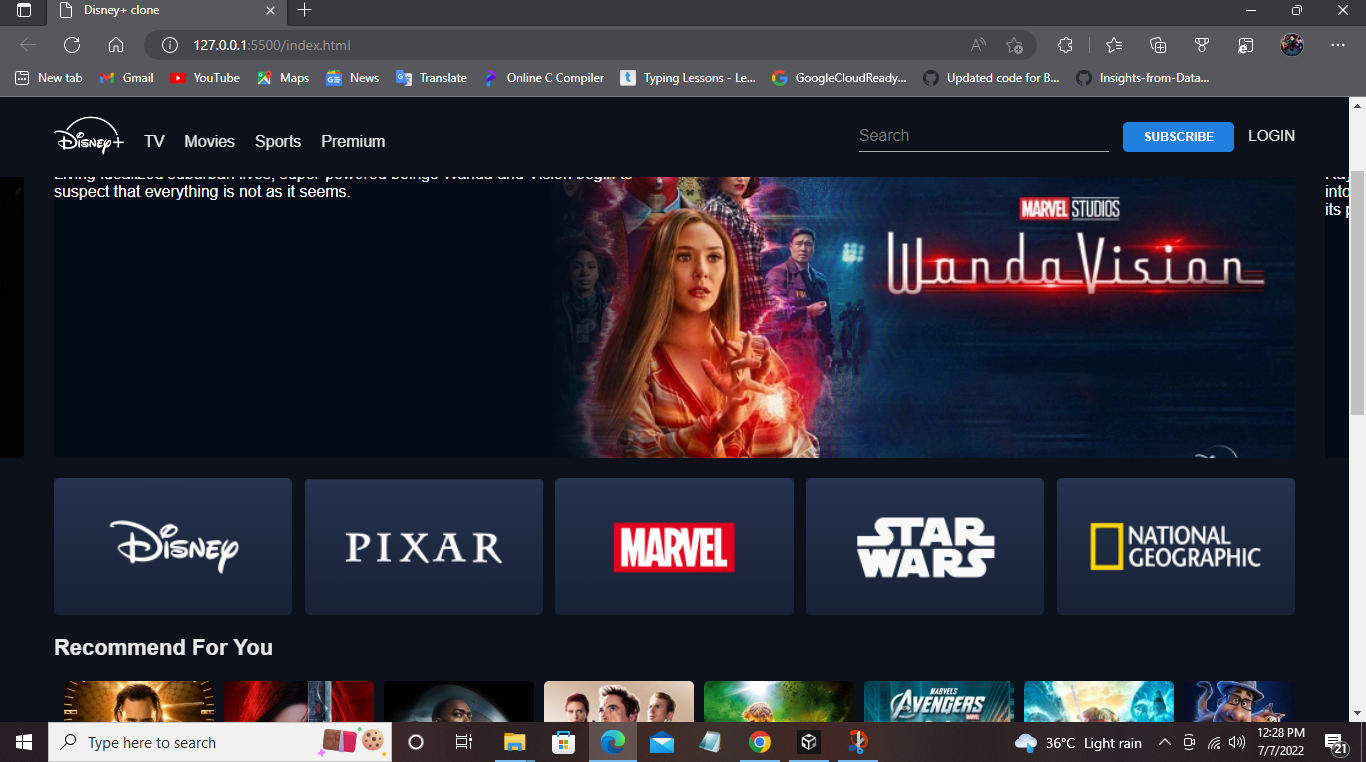 GitHub - shubhamkr3011/Disney_hotstar_clone: Created with CodeSandbox