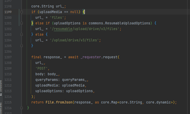 Issue uploading files (resumable) through drive API · Issue #516 · google/googleapis.dart · GitHub
