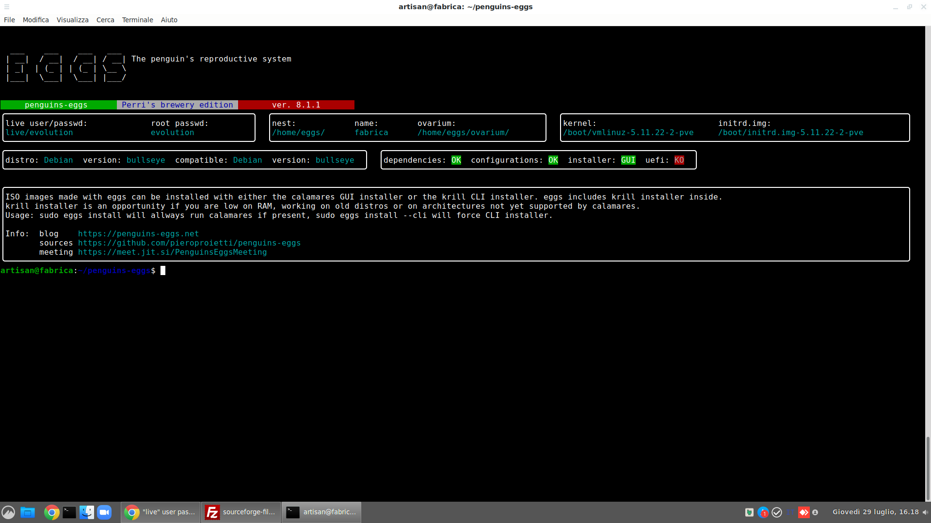 "live" user password? · Issue #77 · pieroproietti/penguins-eggs · GitHub