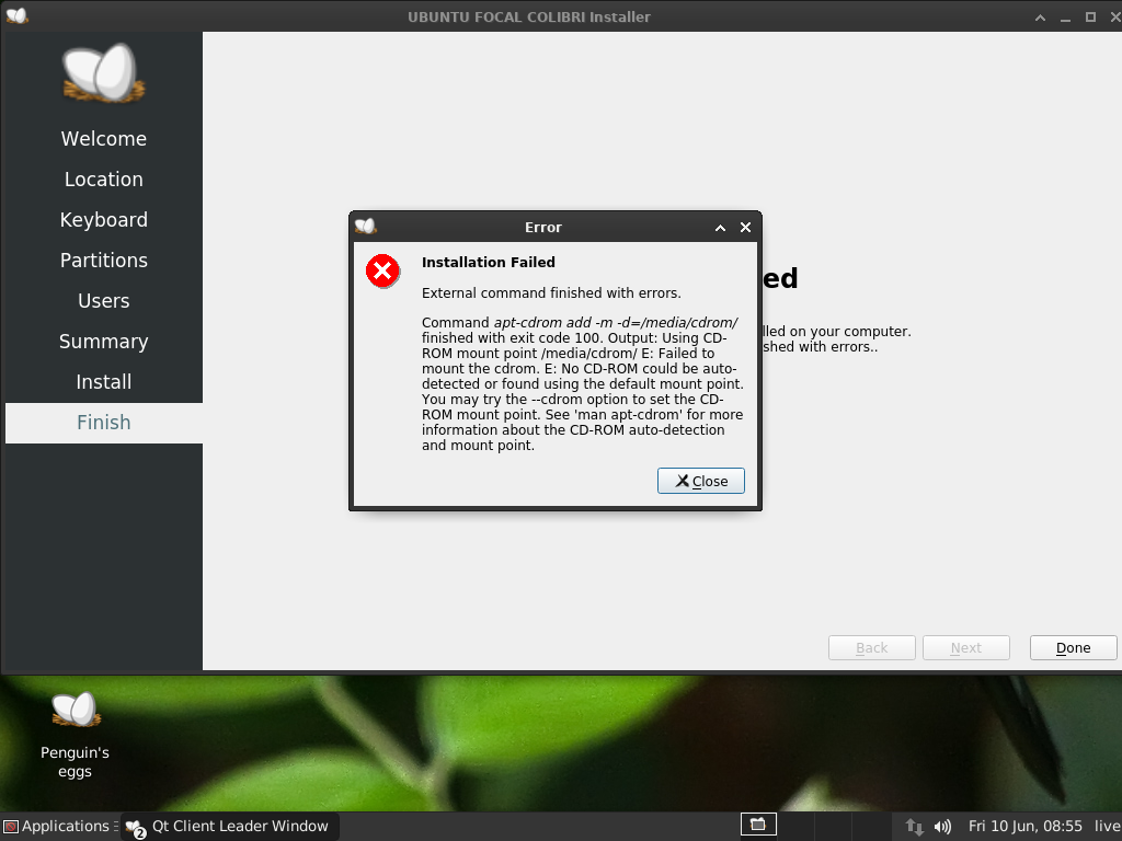 Usermod Installation Error · Issue #127 · pieroproietti/penguins-eggs · GitHub