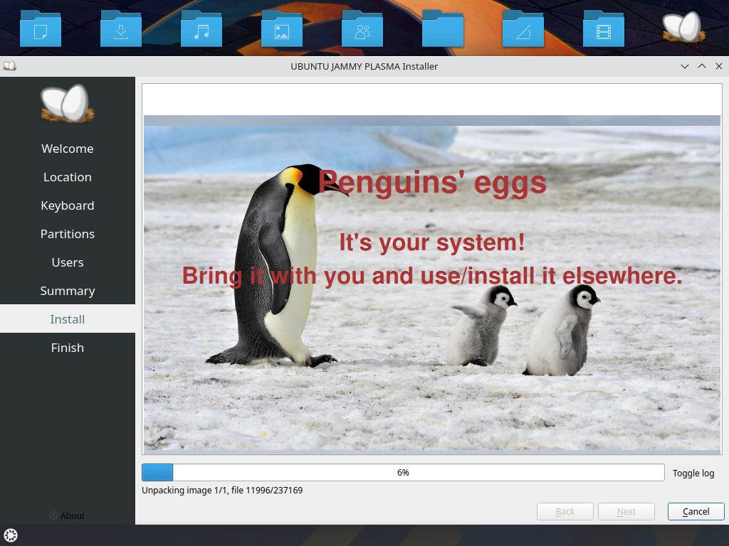 No install progress, but does install · Issue #226 · pieroproietti/penguins-eggs · GitHub