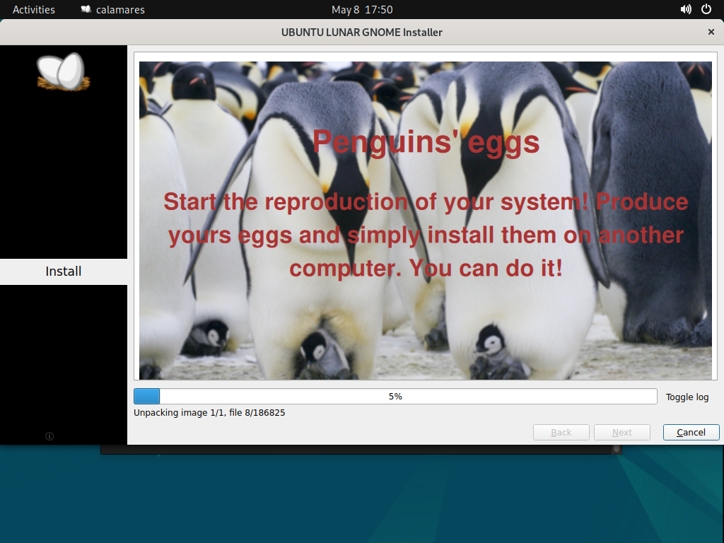 No install progress, but does install · Issue #226 · pieroproietti/penguins-eggs · GitHub