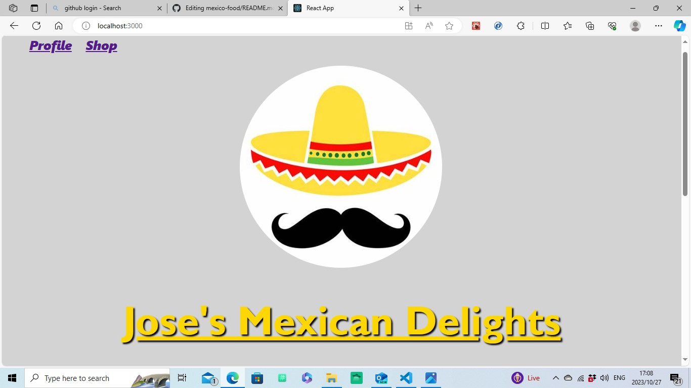 GitHub - johnnyd81/mexico-food